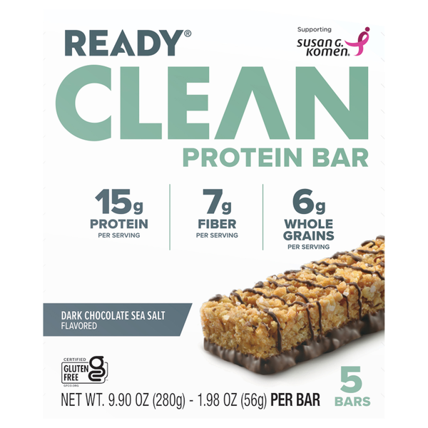 Save on Ready Dark Chocolate Sea Salt Flavored Clean Protein Bars - 5 ...