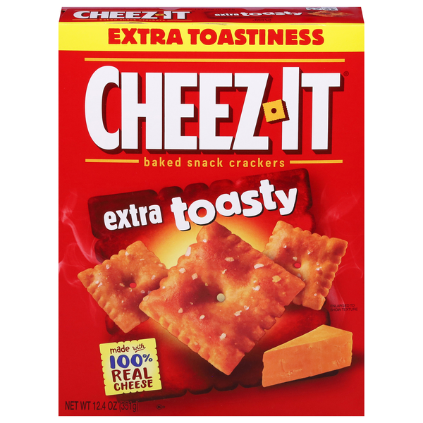 Save on Cheez-It Extra Toasty Baked Cheese Crackers Order Online ...