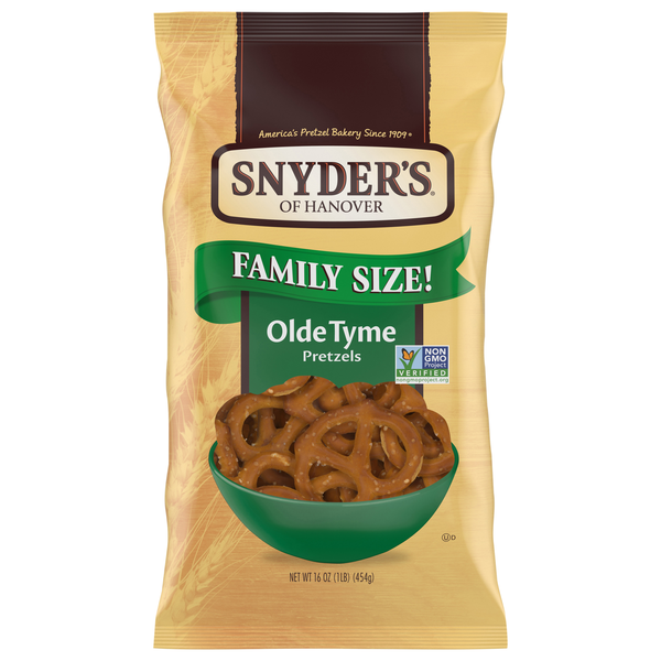 Save on Snyder's of Hanover Olde Tyme Pretzels Family Size Order Online ...