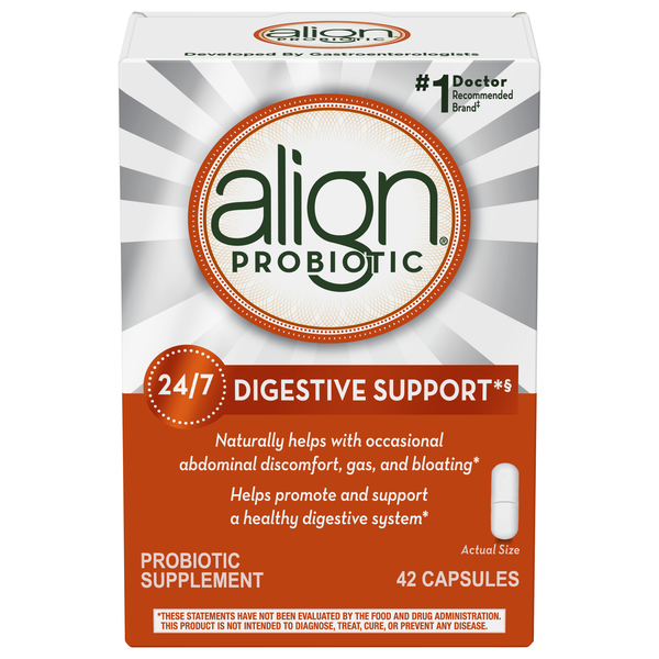 Save on Align 24/7 Digestive Support Probiotic Supplement Capsules ...