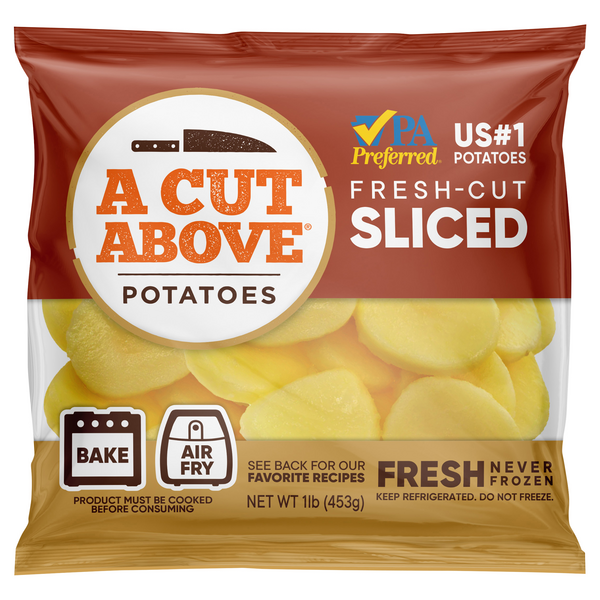 Save on A Cut Above Fresh-Cut Sliced Potatoes Order Online Delivery ...