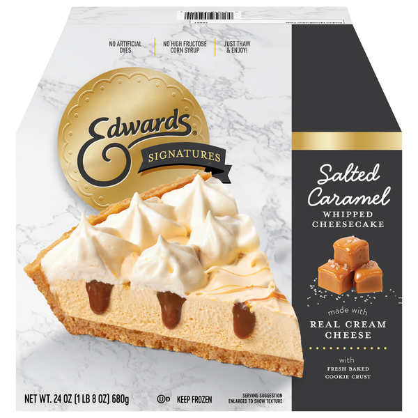 Save on Edwards Signatures Salted Caramel Whipped Cheesecake Frozen ...