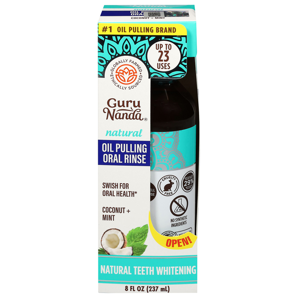 Save on Guru Nanda Coconut + Mint Teeth Whitening Pulling Oil Order ...