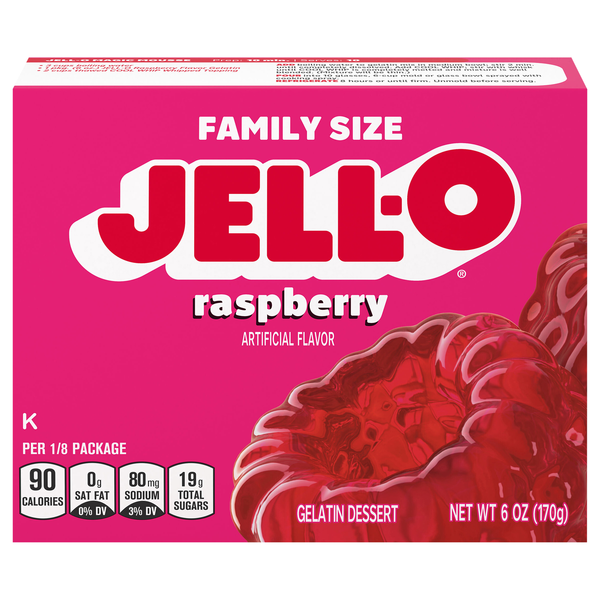 Save on Jell-O Raspberry Flavored Gelatin Dessert Mix Order Online ...