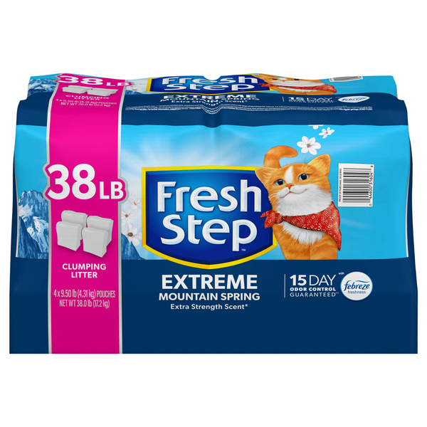 Save on Fresh Step Extreme Clumping Mountain Spring Scent Low Dust Cat ...