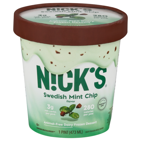 Save on Nick's Animal Free Dairy Frozen Dessert Swedish Mint Chip Order ...