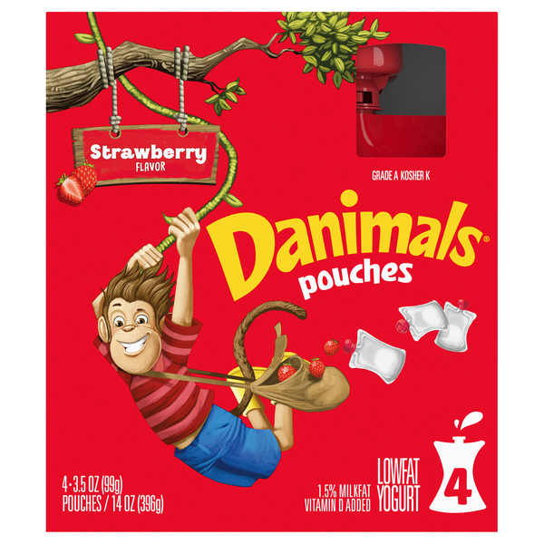 Danimals Yogurt Nutrition Label