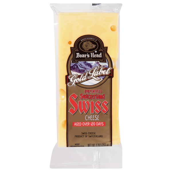 Save on Boar's Head Gold Label Imported Aged Swiss Cheese Block Order ...