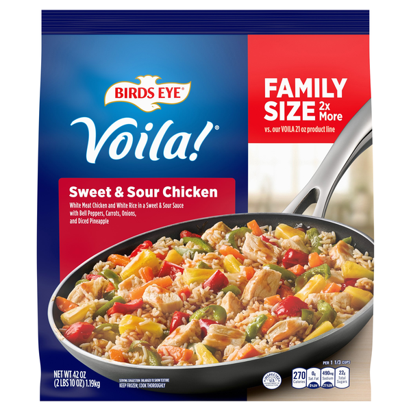 Save on Birds Eye Voila! Sweet & Sour Chicken Family Size Frozen ...