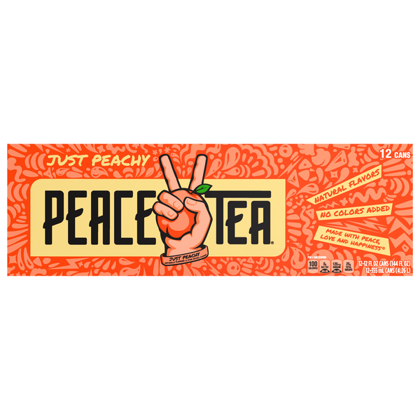 Save on Peace Tea Just Peachy Peach Tea - 12 pk Order Online Delivery ...