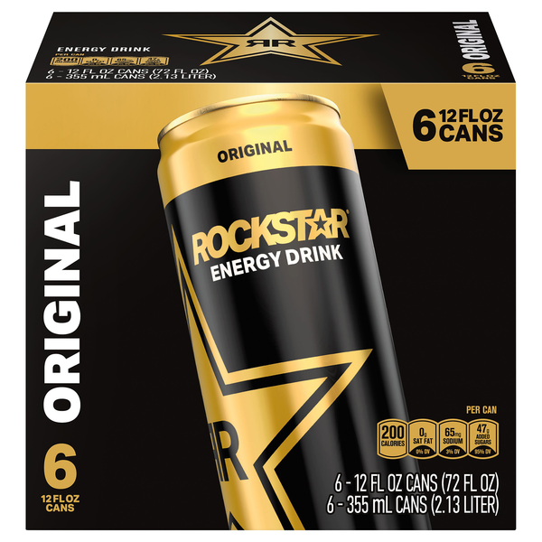 Save on ROCKSTAR Original Energy Drink - 6 pk Order Online Delivery ...