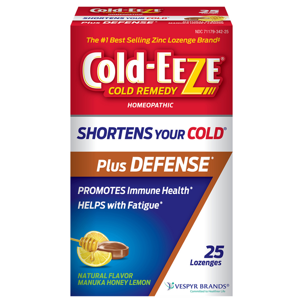 Save on Cold-Eeze Plus Defense Lozenges Manuka Honey Lemon Order Online ...
