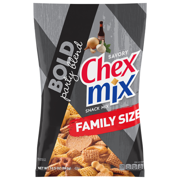 Save on Chex Mix Savory Bold Party Blend Snack Mix Family Size Order ...