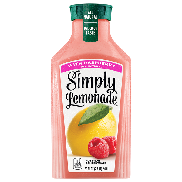 Save on Simply All Natural Lemonade with Raspberry Refrigerated Order ...