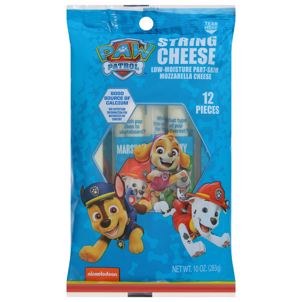 Save on Nickelodeon Paw Patrol Part-Skim Mozzarella String Cheese - 12 ...
