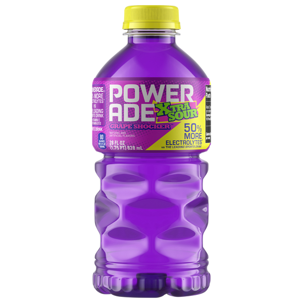 Save on POWERADE Xtra Sour Grape Shocker Electrolyte Beverage Order ...