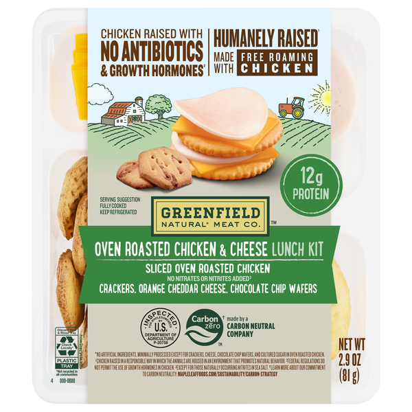 Save on Greenfield Natural Meat Co. Oven Roasted Chicken & Cheese Lunch ...