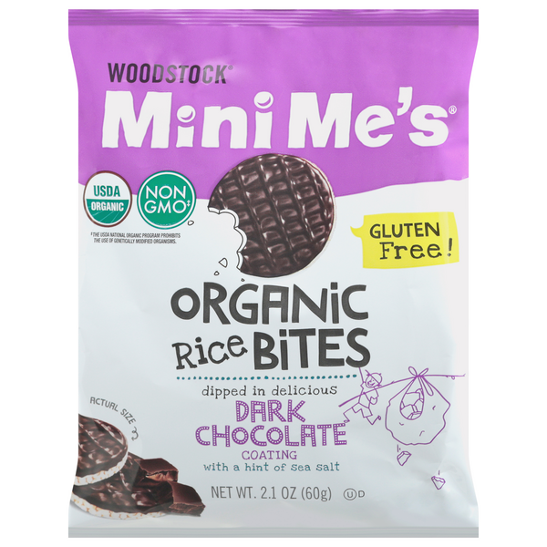 Save on Woodstock Mini Me's Rice Bites Dark Chocolate Gluten Free ...