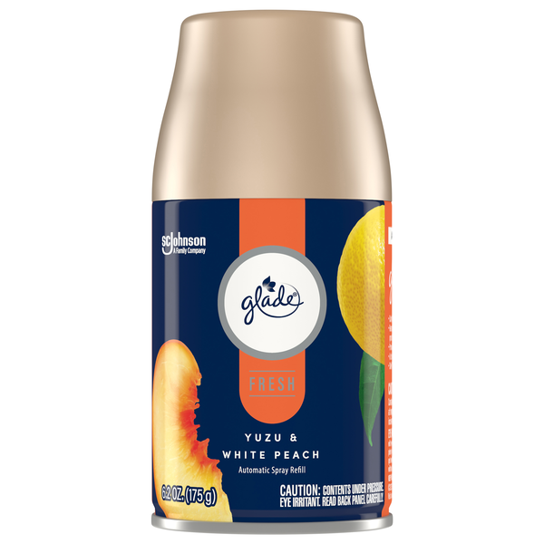 Save on Glade Fresh Yuzu & White Peach Air Freshener Spray Refills ...