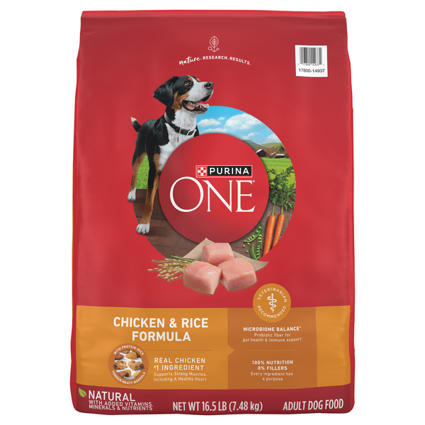 Save on Purina ONE Natural Chicken & Rice Formula Adult Dry Dog Food ...