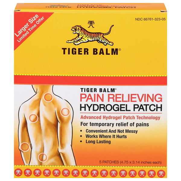 Save on Tiger Balm Pain Relieving Patch Order Online Delivery | MARTIN'S
