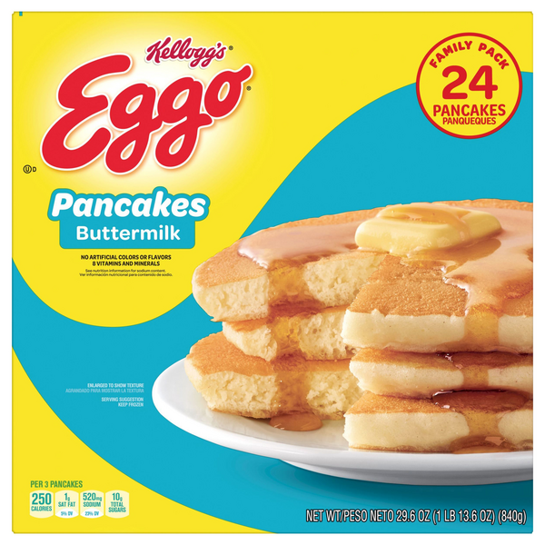 Save on Eggo Buttermilk Pancakes Family Pack - 24 ct Order Online ...