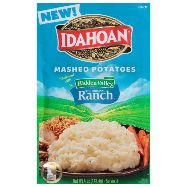Save on Idahoan Mashed Potatoes Seasoned with Hidden Valley Ranch Order ...
