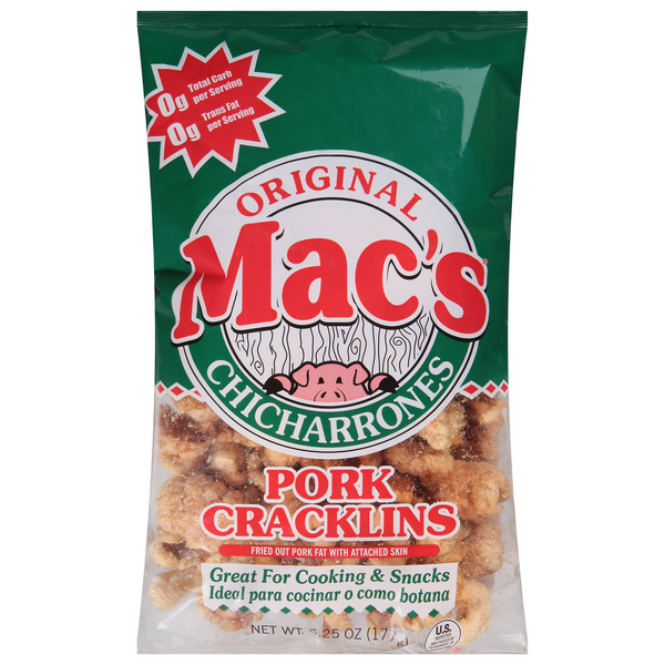 Save on Mac's Chicharrones Pork Cracklins Original Order Online ...