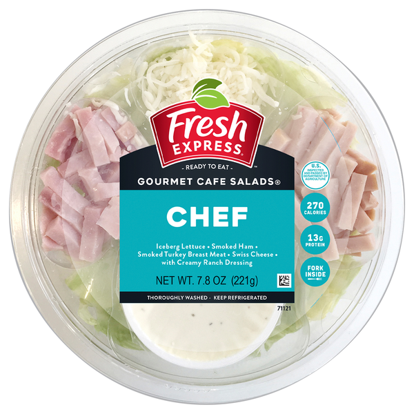 Save on Fresh Express Gourmet Cafe Chef Salad Bowl Order Online ...