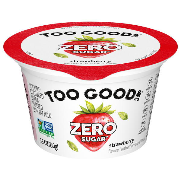 Save on Too Good & Co. Zero Sugar Strawberry Yogurt Order Online ...