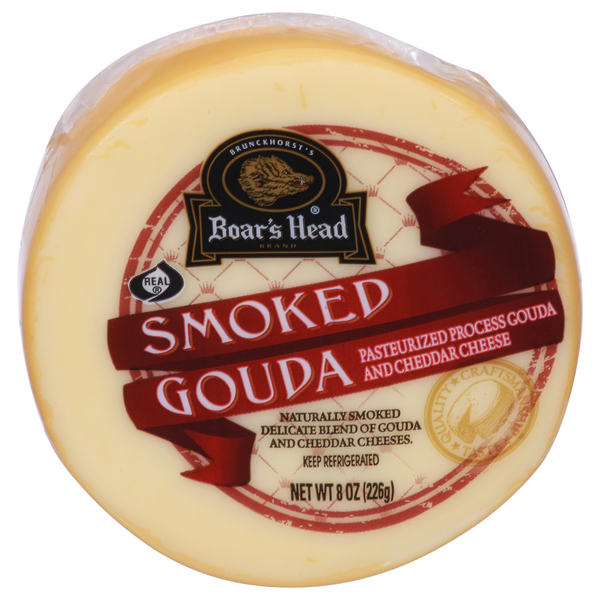 Save on Boar's Head Smoked Gouda Cheese Wheel Order Online Delivery | GIANT