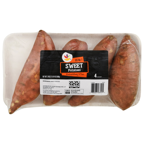 Save on Our Brand Sweet Potatoes - 4 ct Order Online Delivery | MARTIN'S
