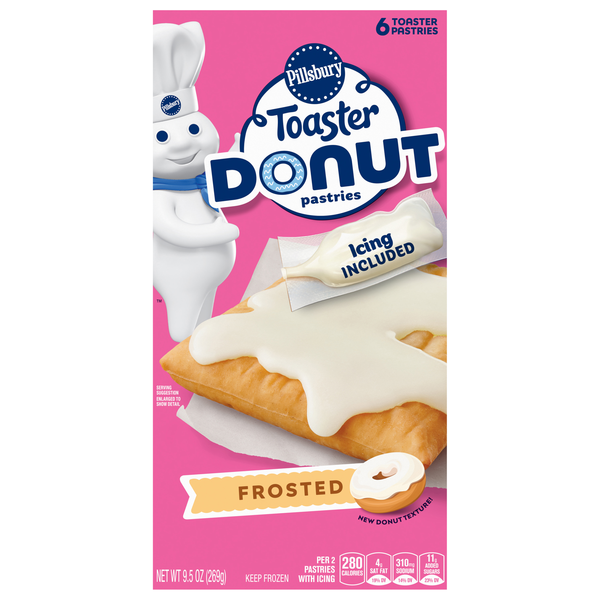 Save on Pillsbury Frosted Toaster Donut Pastries - 6 ct Frozen Order ...