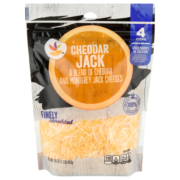 Save on Our Brand Finely Shredded Cheddar Jack Cheese Order Online ...