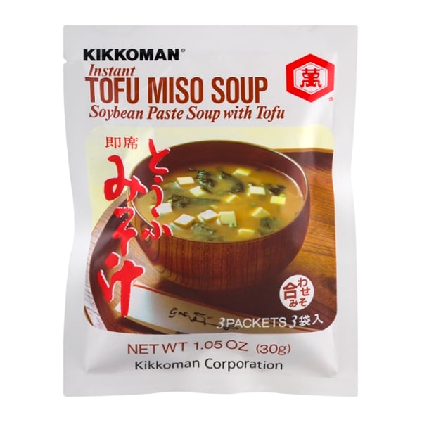 Save on Kikkoman Instant Tofu Miso Soybean Paste Soup Mix - 3 ct Order ...