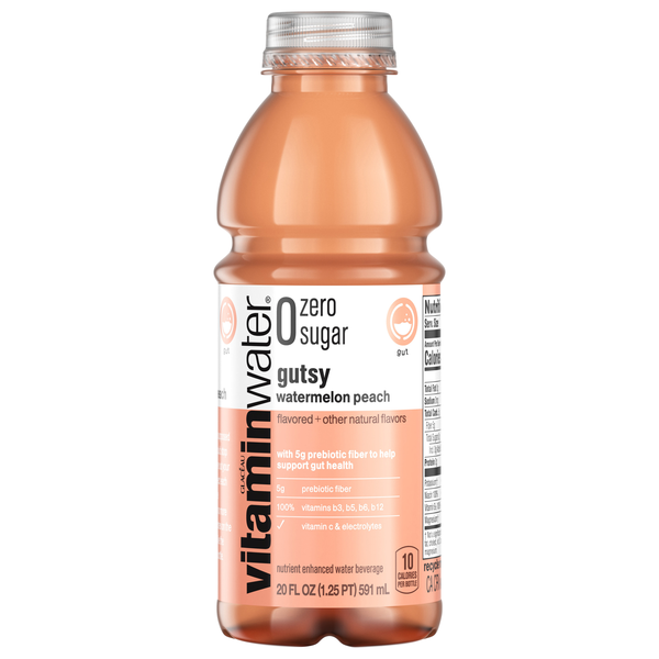 Save on vitaminwater Zero Sugar Watermelon Peach Enhanced Water Beverage Order Online Delivery ...