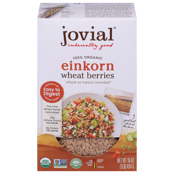Save on jovial 100% Organic Low Gluten Index Einkorn Wheat Berries ...