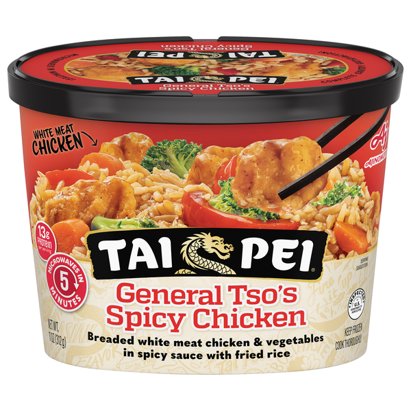 Save on Tai Pei General Tso's Spicy Chicken Frozen Meal Order Online ...