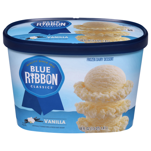 Save on Blue Ribbon Classics Vanilla Frozen Dairy Dessert Order Online ...