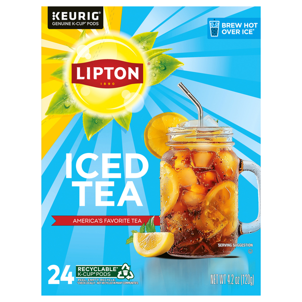 Save on Lipton Iced Tea K-Cup Pods Order Online Delivery | MARTIN'S