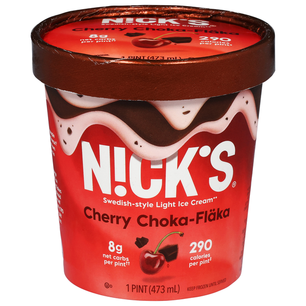 Save on Nick's Cherry Choka-Flaka Swedish-Style Light Ice Cream Order ...