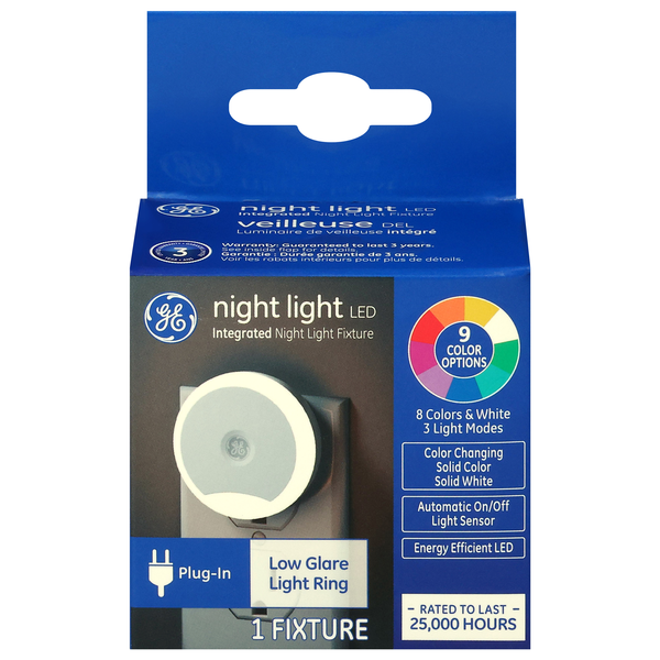 Save on GE Integrated LED Night Light Fixture Order Online Delivery | GIANT