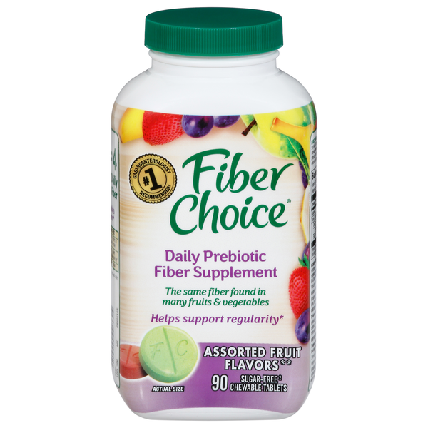 Save on Fiber Choice Prebiotic Fiber Original Chewable Tablets Assorted ...