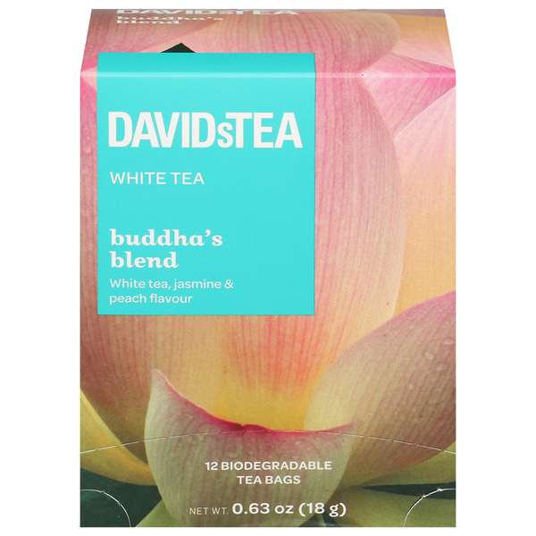 Save on DavidsTea Buddha's Blend White Tea Bags Order Online Delivery ...