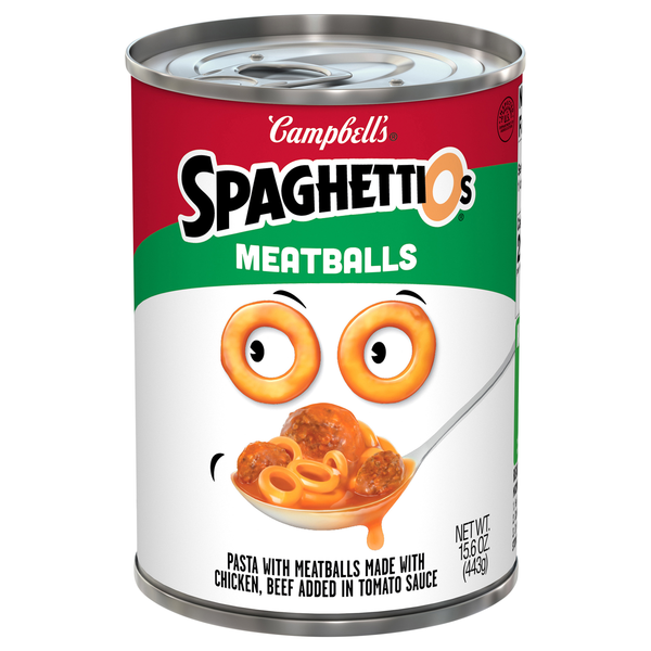 Save on Campbell's SpaghettiOs with Meatballs Order Online Delivery ...