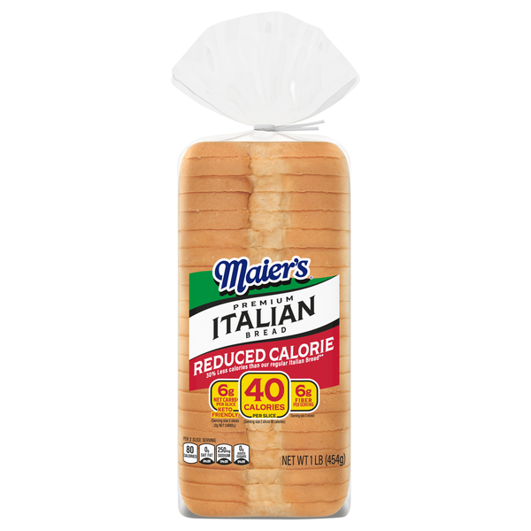 Save on Maier's Premium Reduced Calorie Italian Sliced Bread Order ...