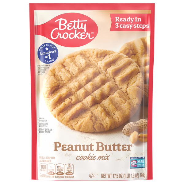 Save on Betty Crocker Peanut Butter Cookie Mix Order Online Delivery ...