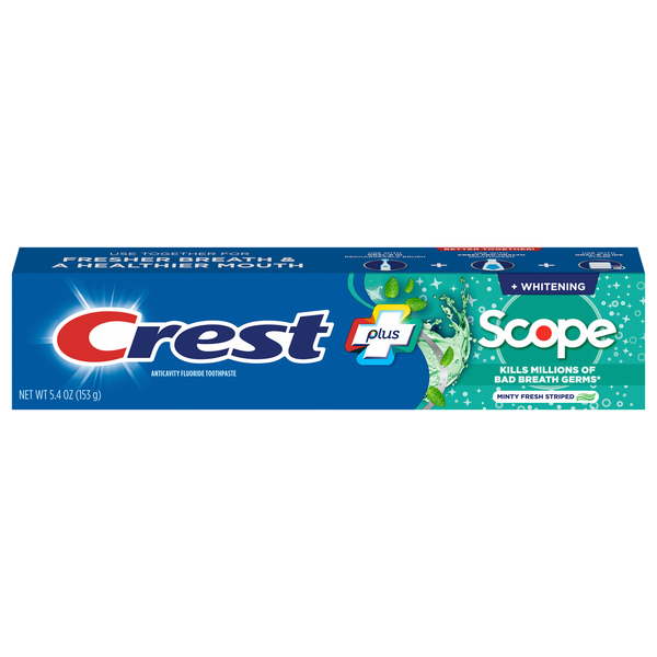 Save on Crest Complete Plus Scope + Whitening Toothpaste Minty Fresh ...