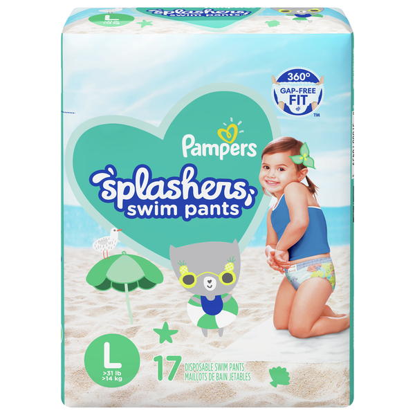 Save on Pampers Splashers Large Swim Pants 31+ lb Order Online Delivery ...