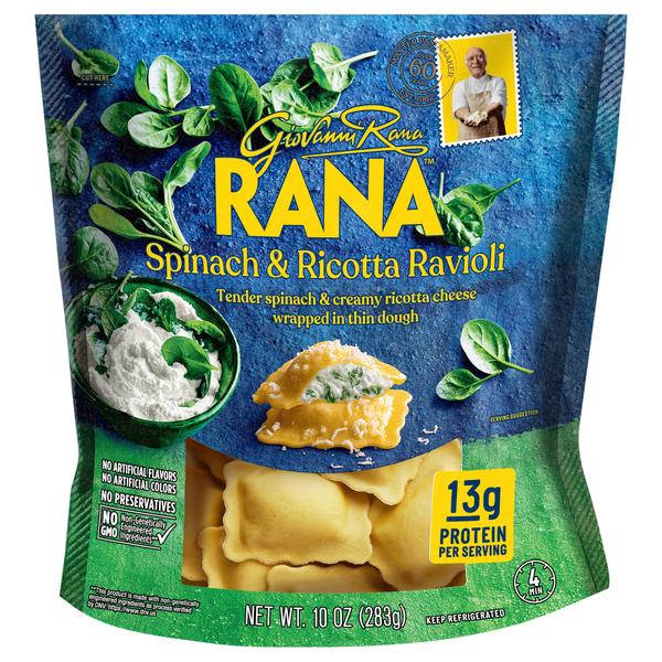 Save on Giovanni Rana Spinach & Ricotta Ravioli Pasta Fresh Order ...